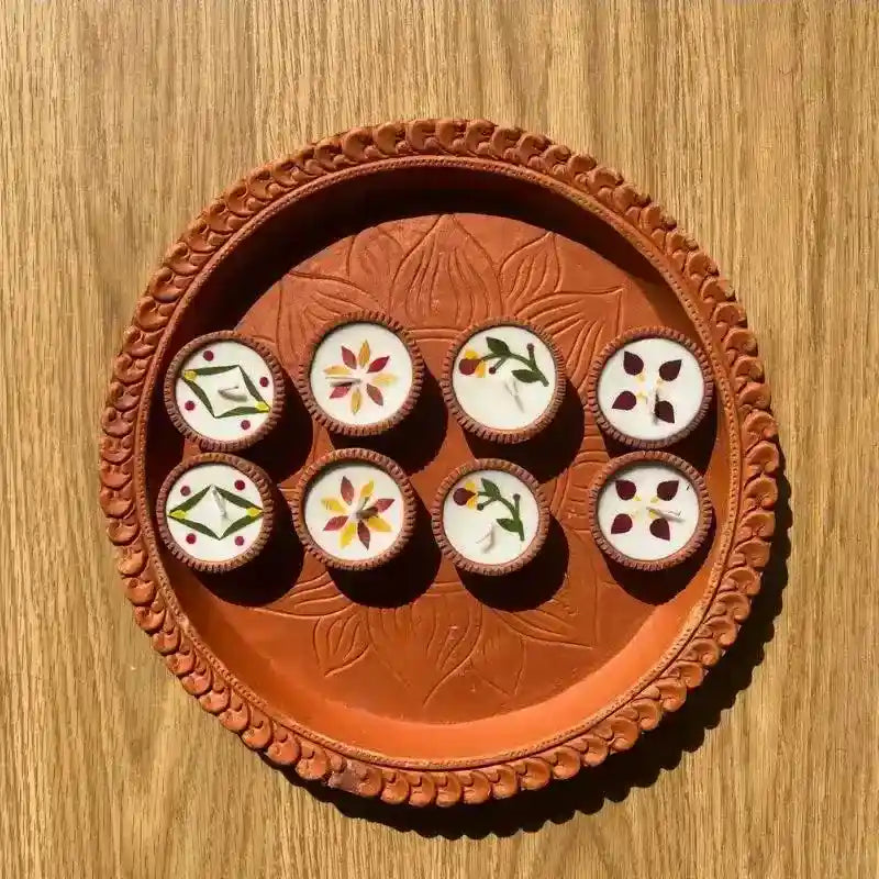 The Good Route Festive Diyas- small set of 4, 2 pack 8579775201492